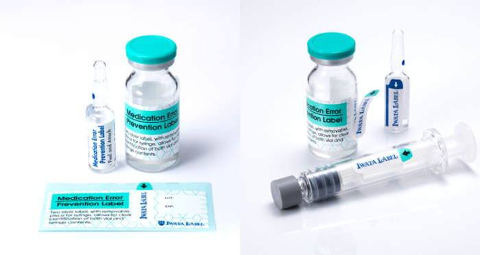 Medication Error Prevention Label - Product Info - IWATA LABEL