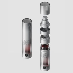 Refillable Dual Chamber Duo-Mix Airless Bottle - Product Info - UKPACK ...